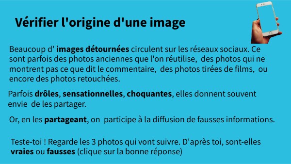 Vérifier l'origine d'une image