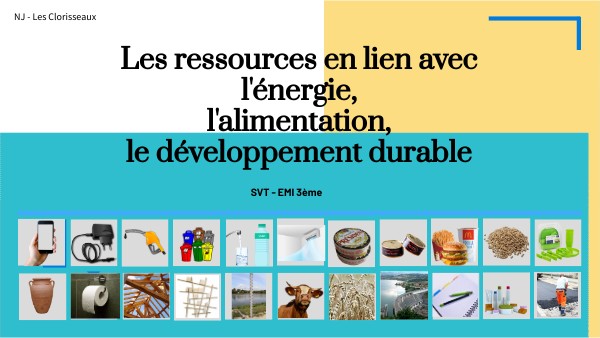 Projet : SVT-EMI 3ème | Genially