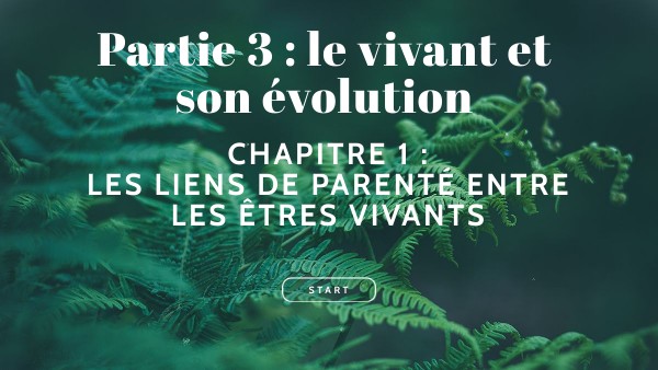 Parenté êtres vivants | Genially