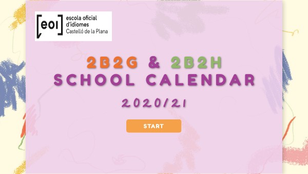 2B2 calendar 2020/2021 | Genially
