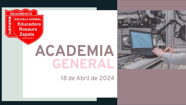 ACADEMIA GENERAL 18/04/2024 | Genially