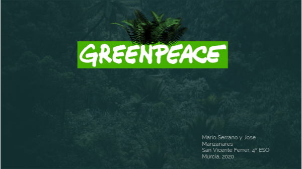Greenpeace | Genially