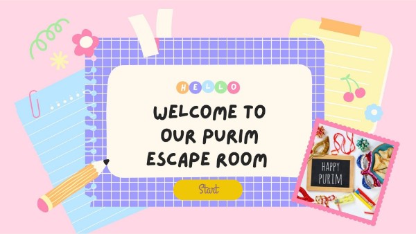 Purim Escape Room By Michal Haspel | Genially