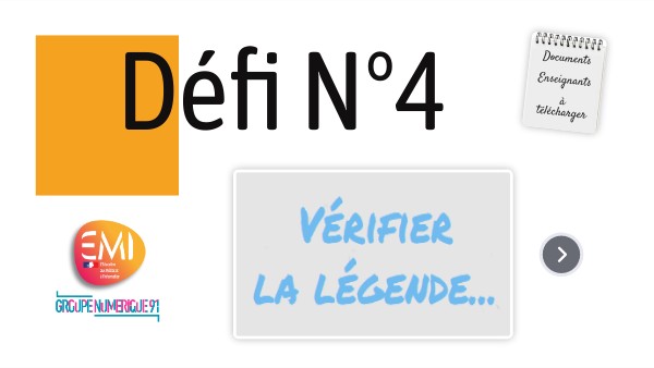 Défi 4 EMI Vérifier la légende