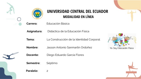 Tarea 6: Construcción de la Identidad Corporal | Genially