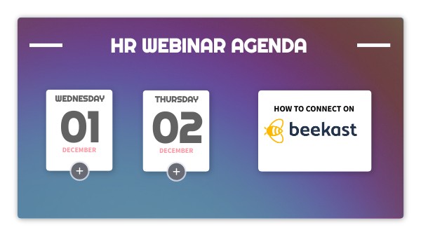 HR WEBINAR AGENDA | Genially