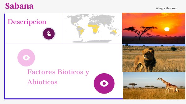 SABANA BIOLOGIA | Genially