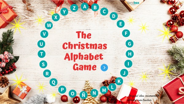 The Christmas Alphabet Game