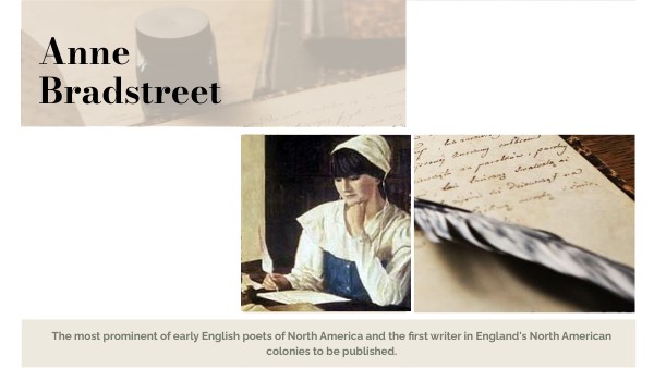ANNE BRADSTREET