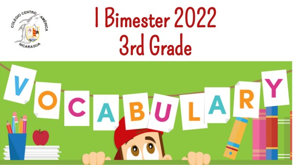 Vocabulary - Third Grade IIB 2022
