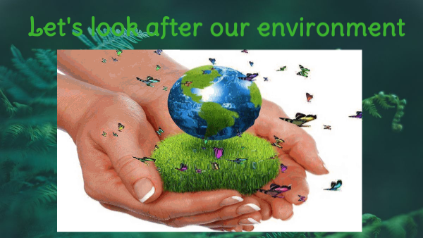 Let's look after our environment