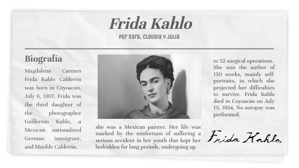 Presentation Frida Kahlo | Genially