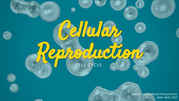 Sum22: Cell cycle | Genially