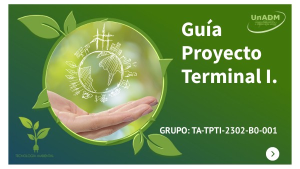 Presentación inicial Proyecto Terminal I | Genially