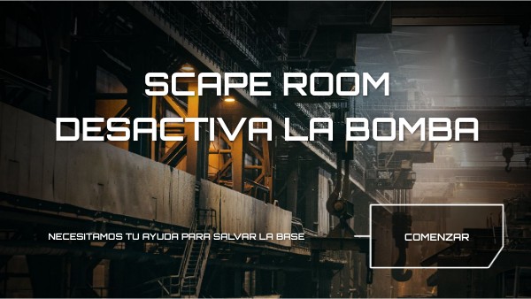 SCAPE ROOM DESACTIVA LA BOMBA