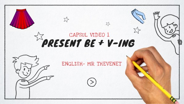 Video 1 : Present Be + V-ing