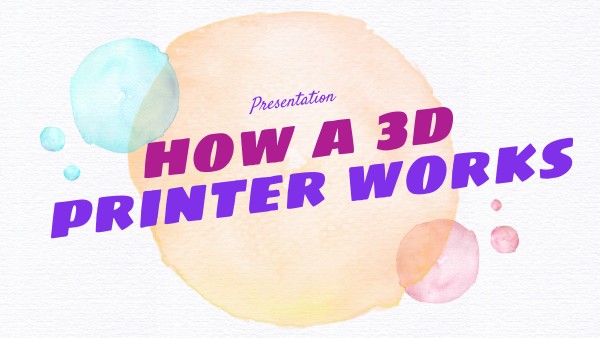 A 3D PRINTER | Genially