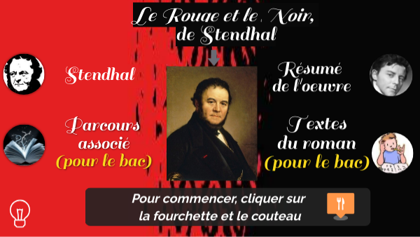 Séquence Le Rouge et le Noir de Stendhal - avec code secret à trouver! | Genially