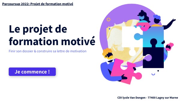 Parcoursup 2021 | Genially