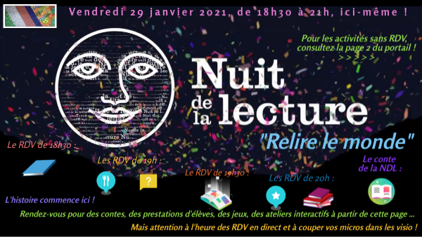 Nuit de la lecture 2021 | Genially