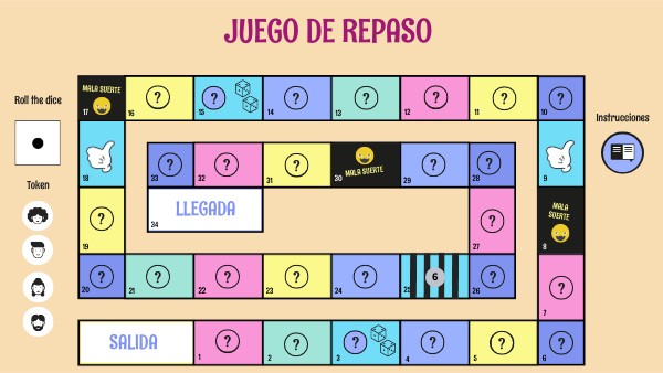 juego de repaso 4E | Genially