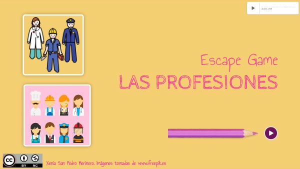 Escape game las profesiones