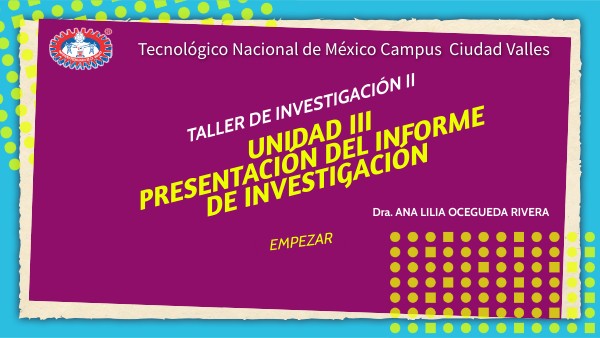 UNIDAD III ISC | Genially