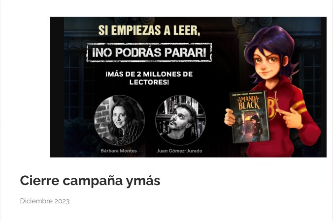 Dossier imágenes Amanda Black diciembre 2023