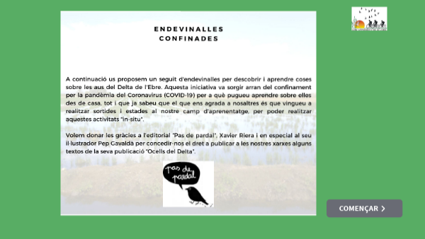 Endevinalles confinades