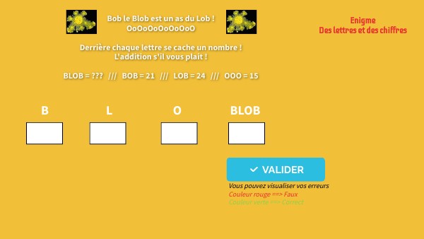 BLOB enigme eTwinning