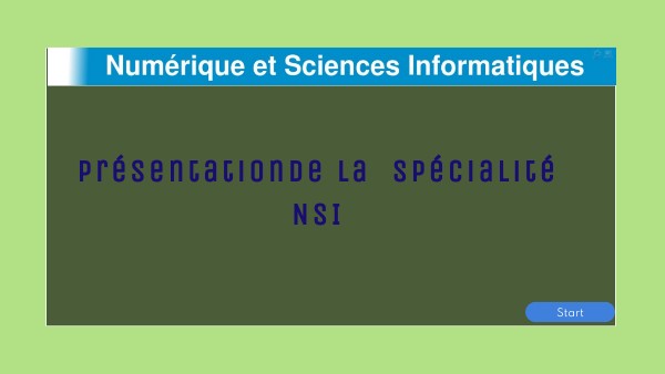 NSI_PRESENTATION | Genially