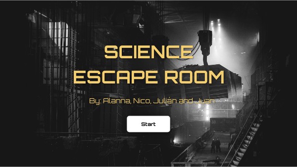 Science escape room | Genially