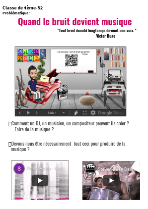 4ème-Quand le bruit devient musique | Genially