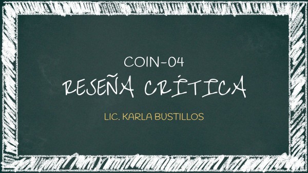 RESEÑA COIN-04 | Genially