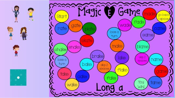 Boardgame reading long A | Genially
