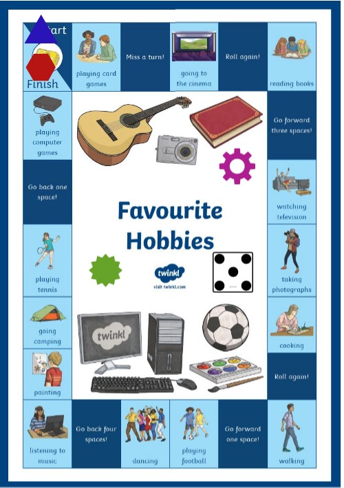 Hobbies boardgame | Genially