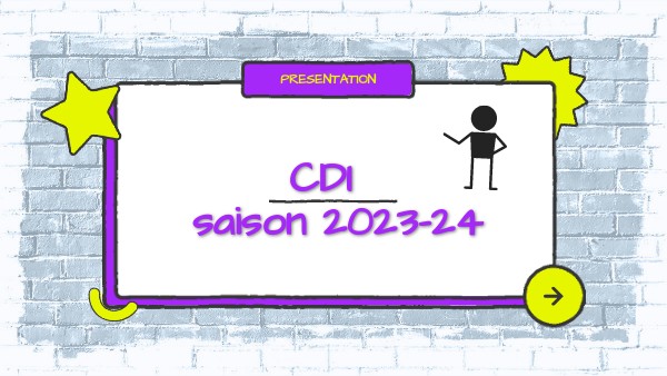 Présentation CDI 2023-24 | Genially
