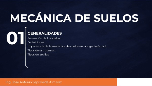MECÁNICA DE SUELOS TEMA 1 | Genially