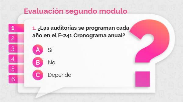 Evaluación segundo modulo | Genially