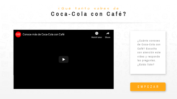 ¡Coca-Cola con Café!