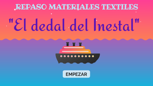 REPASO FIBRAS TEXTILES | Genially