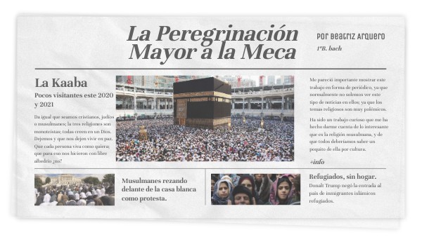 La Peregrinación Mayor a la Meca | Genially