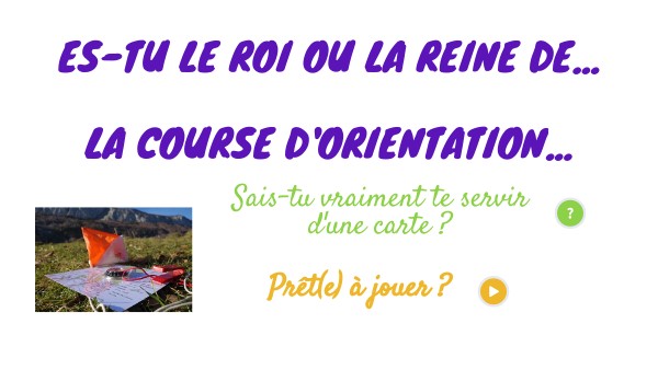 Course d'Orientation | Genially