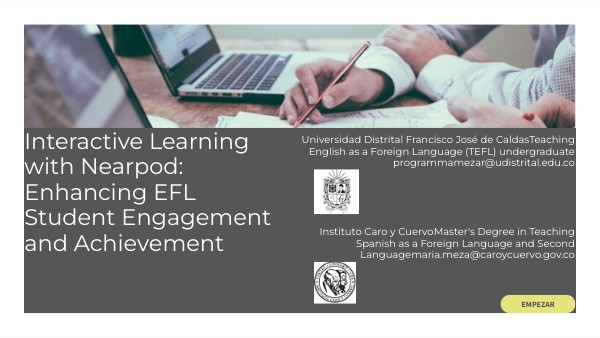 INTERACTIVE LEARNING WITH NEARPOD | Genially