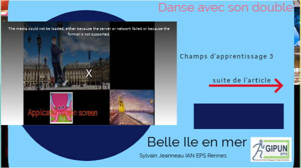 Usage des fonds verts en danse EPS