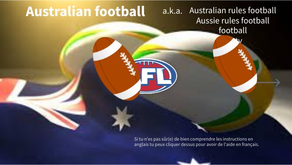 AUSSIE RULES FOOTBALL | Genially