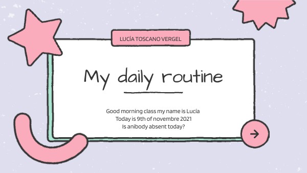 My daily routine | Genially