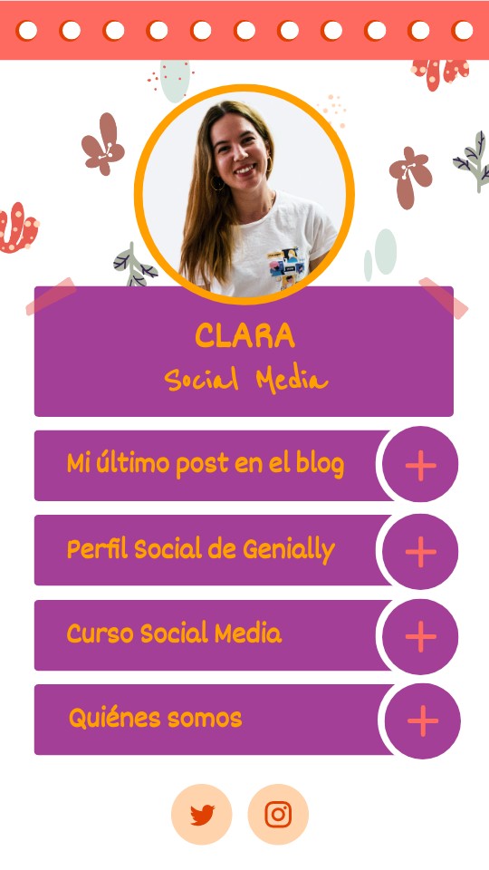 Clara Rodríguez Social Media | Genially