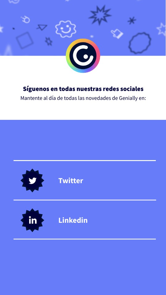 Redes sociales de Genially | Genially