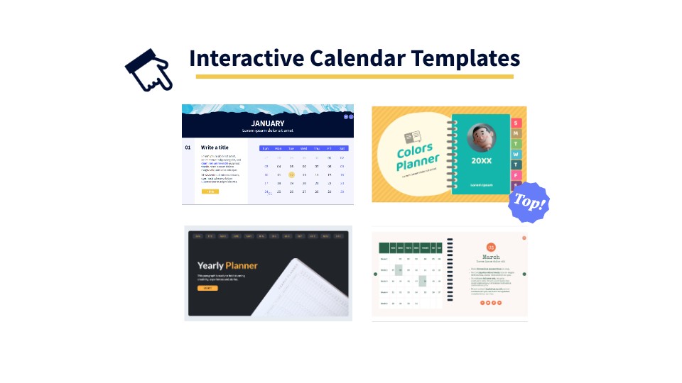 Interactive Calendar Templates | Genially